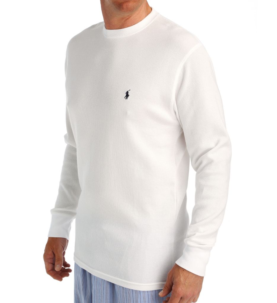Polo Ralph Lauren P551 Waffle Knit Long Sleeve Crew Shirt Ebay