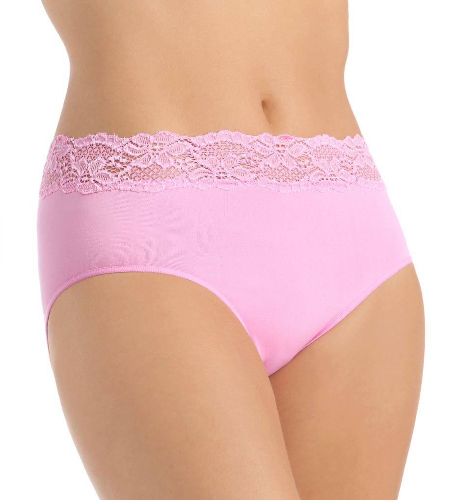 Rhonda Shear 4040 Ahh Seamless Panty With Lace