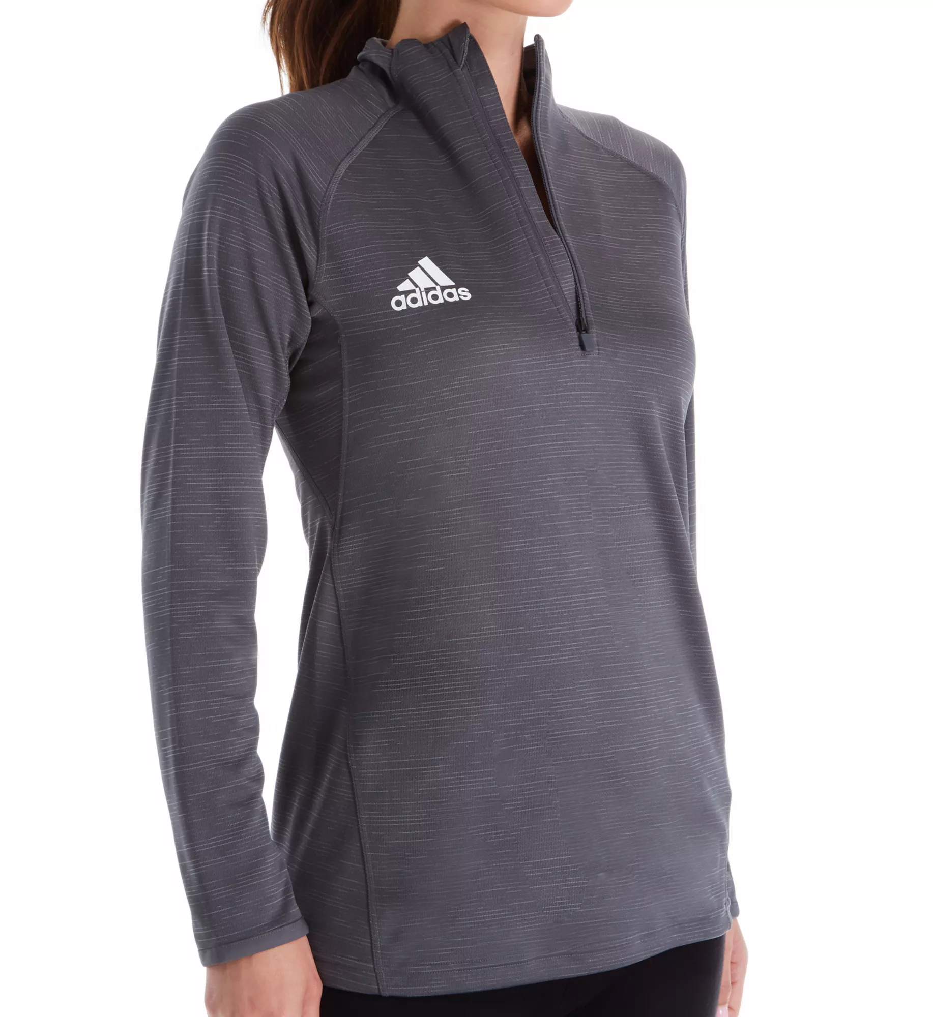 Climalite Game Mode Performance 1/4 Zip Grey Five Melange S