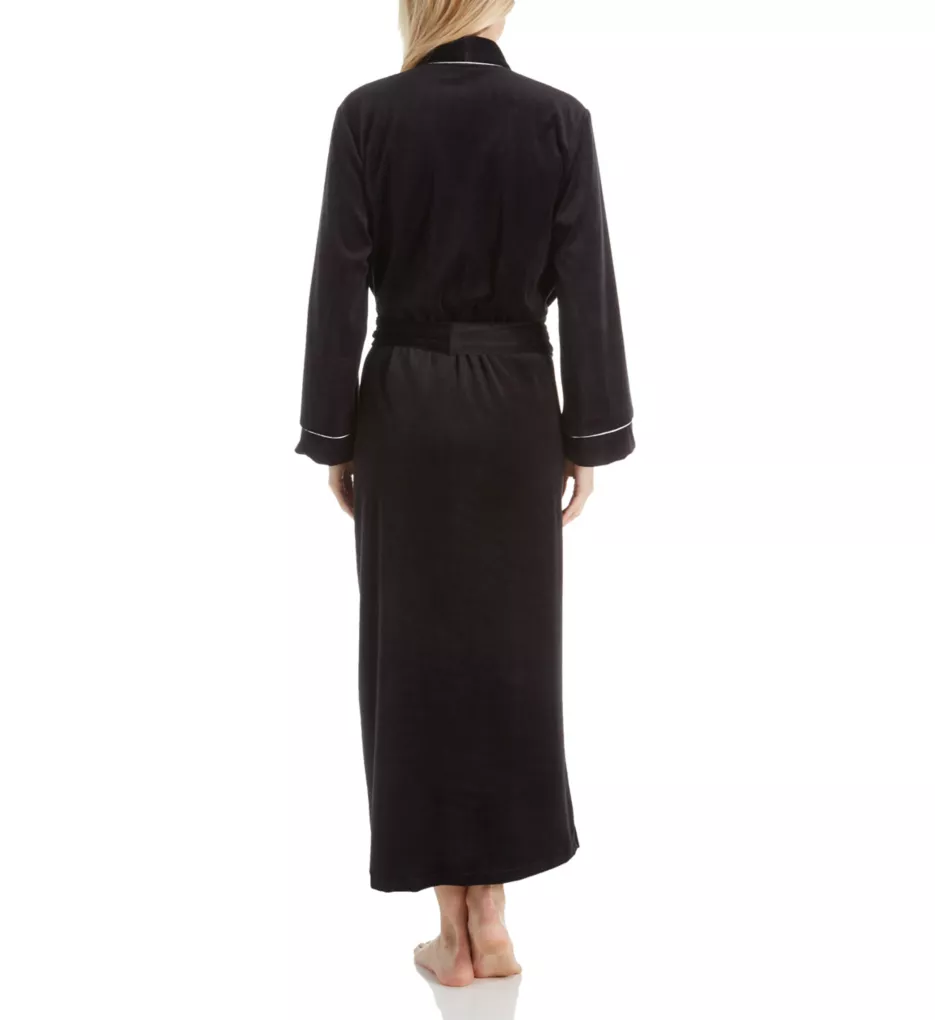 Velour Zip Front Robe