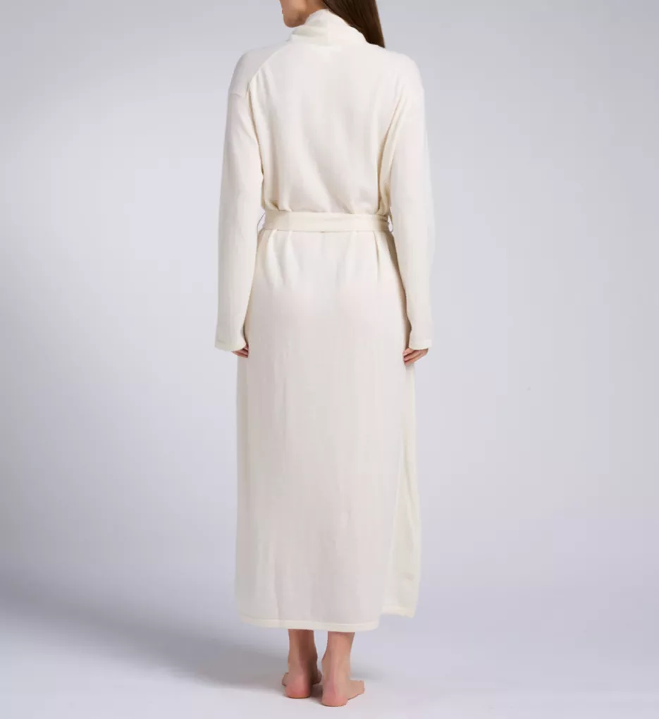 Cashmere Long Baby Cable Texture Wrap Robe