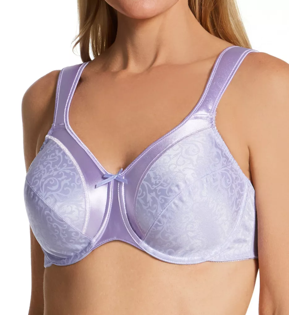 Satin Tracings Minimizer Underwire Bra Misty Lilac 40D
