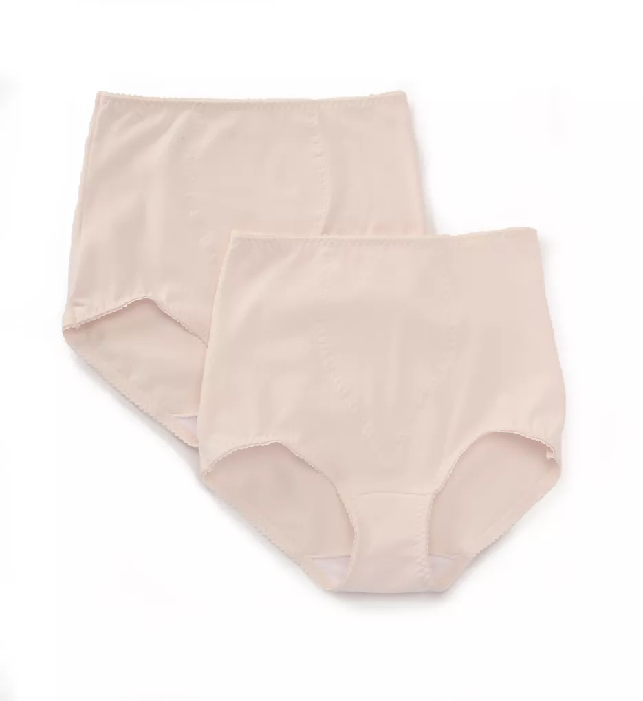 Light Control Stretch Cotton Brief Panty - 2 Pack Bliss Pink/Bliss Pink 3X