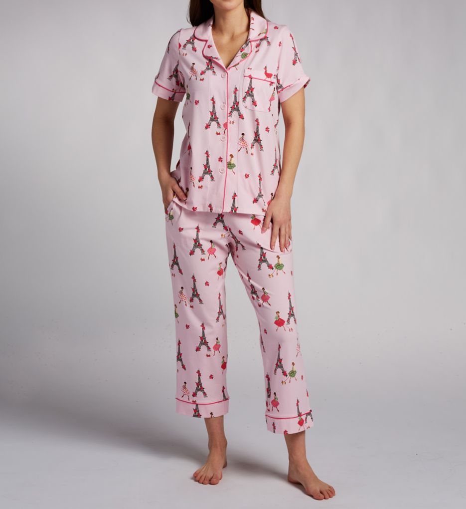 Organic Cotton Tres Chic Cropped Classic PJ Set