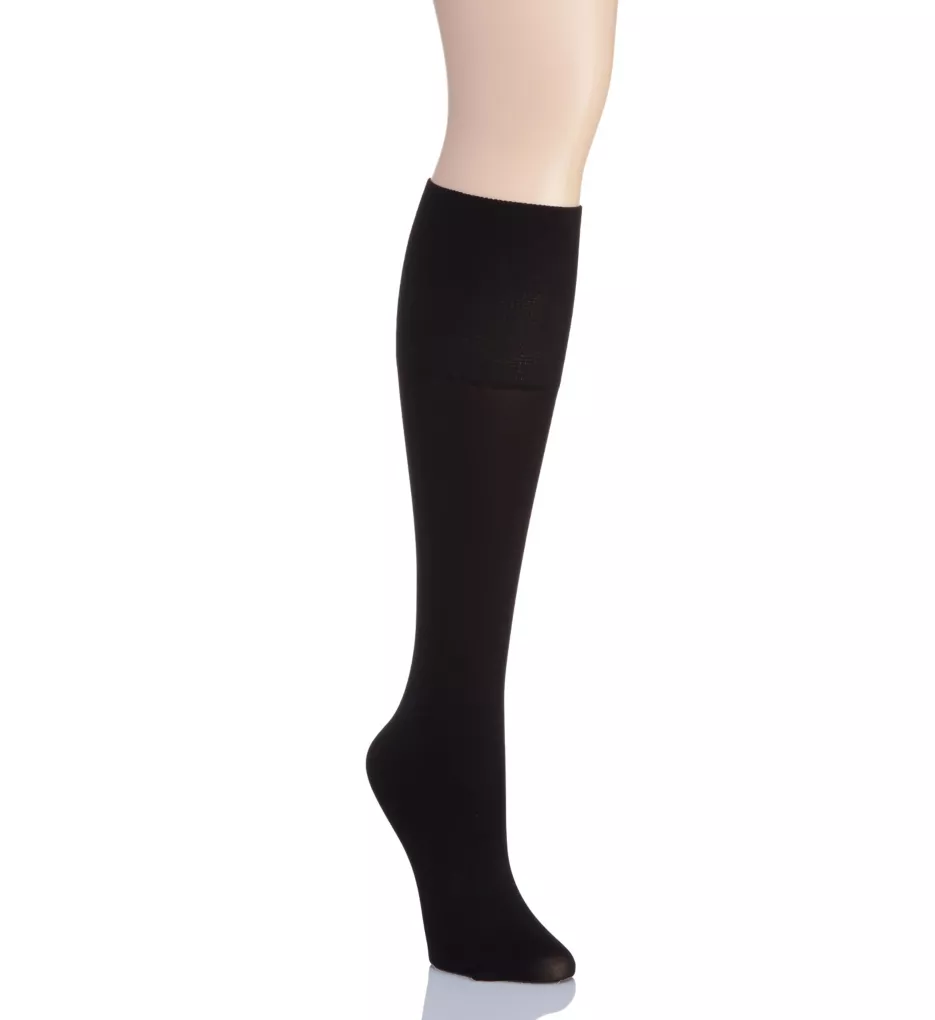 Comfy Cuff Plus Graduated Compression Trouser Sock Black Plus