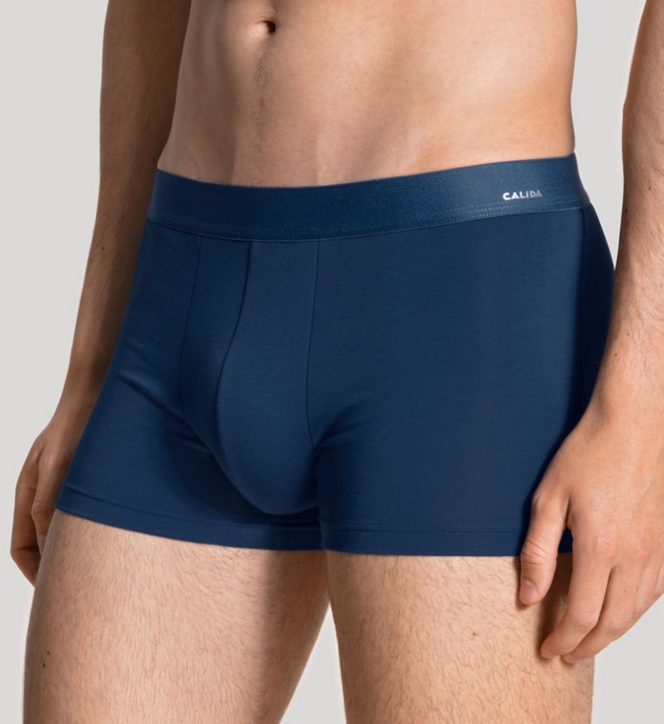 Cotton Code Trunk Pottery Blue 2XL by Calida