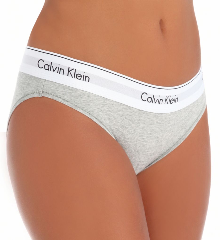 Modern Cotton Bikini Panty Grey Heather L
