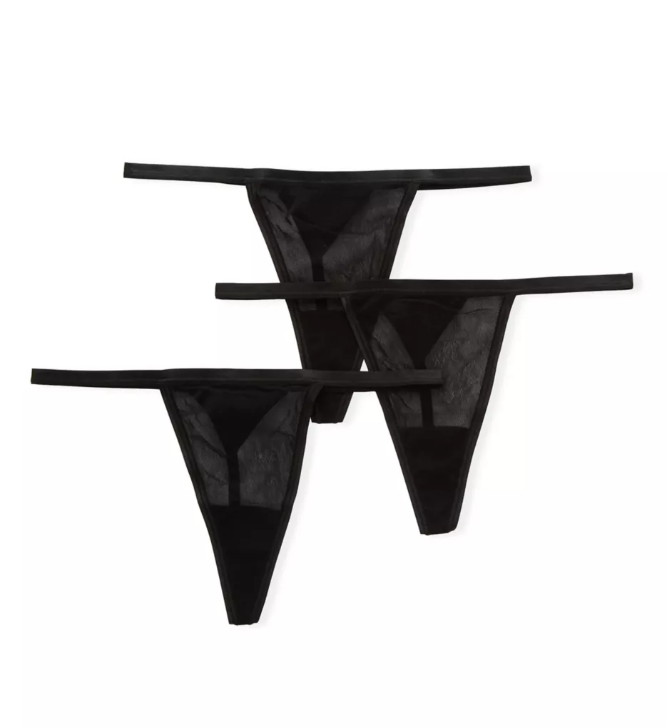 Soire Confidence G-String - 3 Pack Black O/S