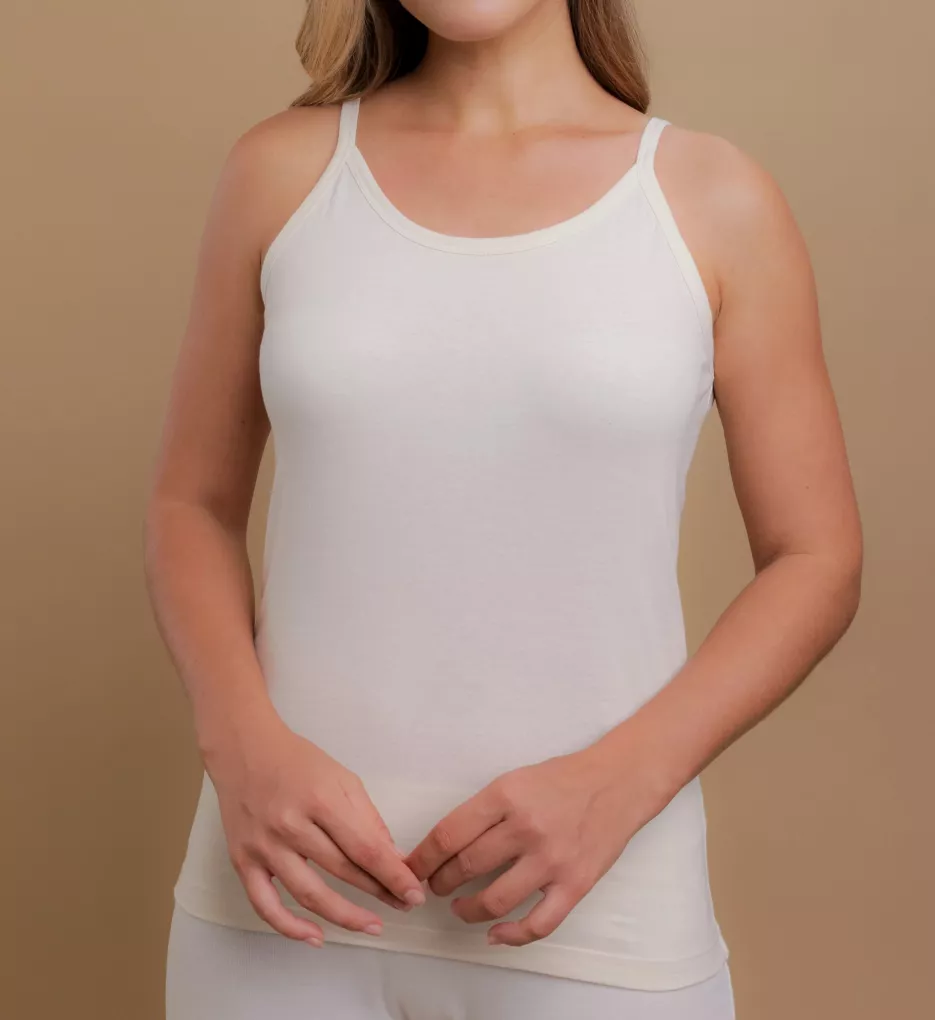 Latex Free Organic Cotton Camisole Natural 7