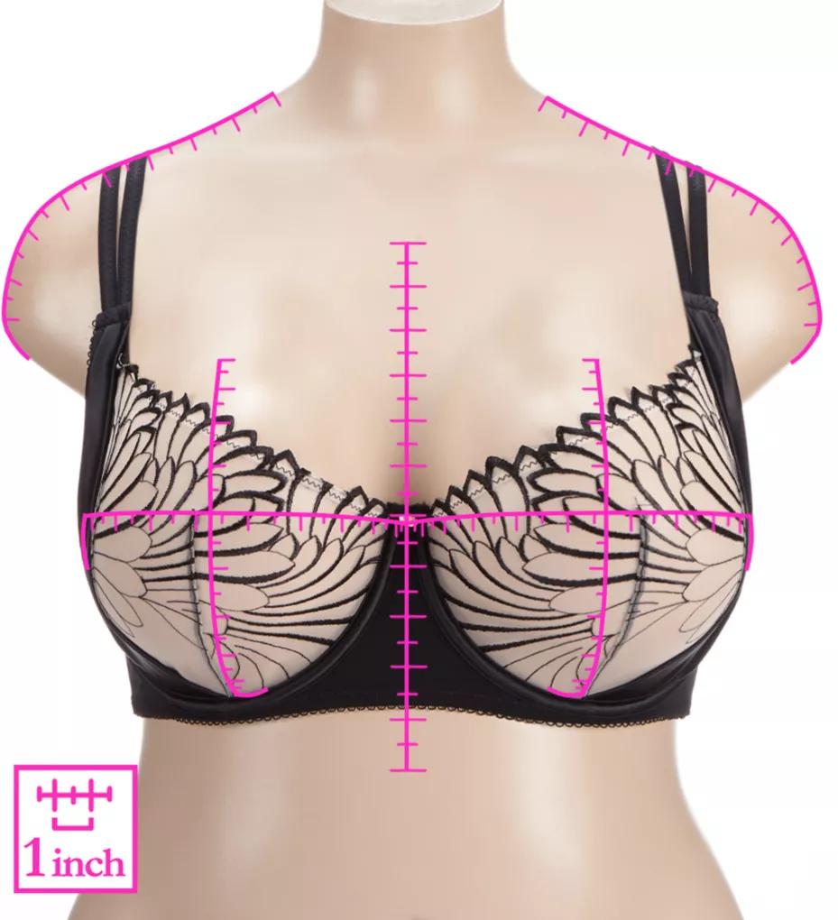 Scantilly Fallen Angel Balcony Bra Silvery Blue 36G