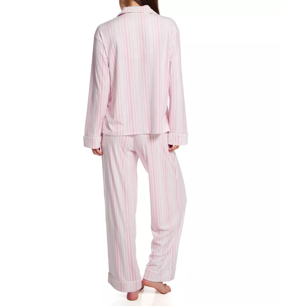 Signature PJ Velour Notch Collar Cropped Sleep Set