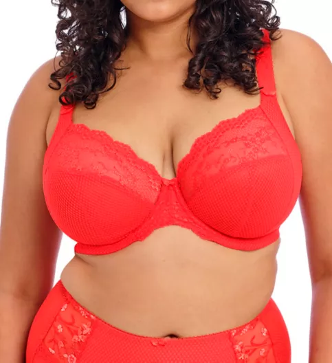 Charley Underwire Stretch Lace Plunge Bra Salsa 44g