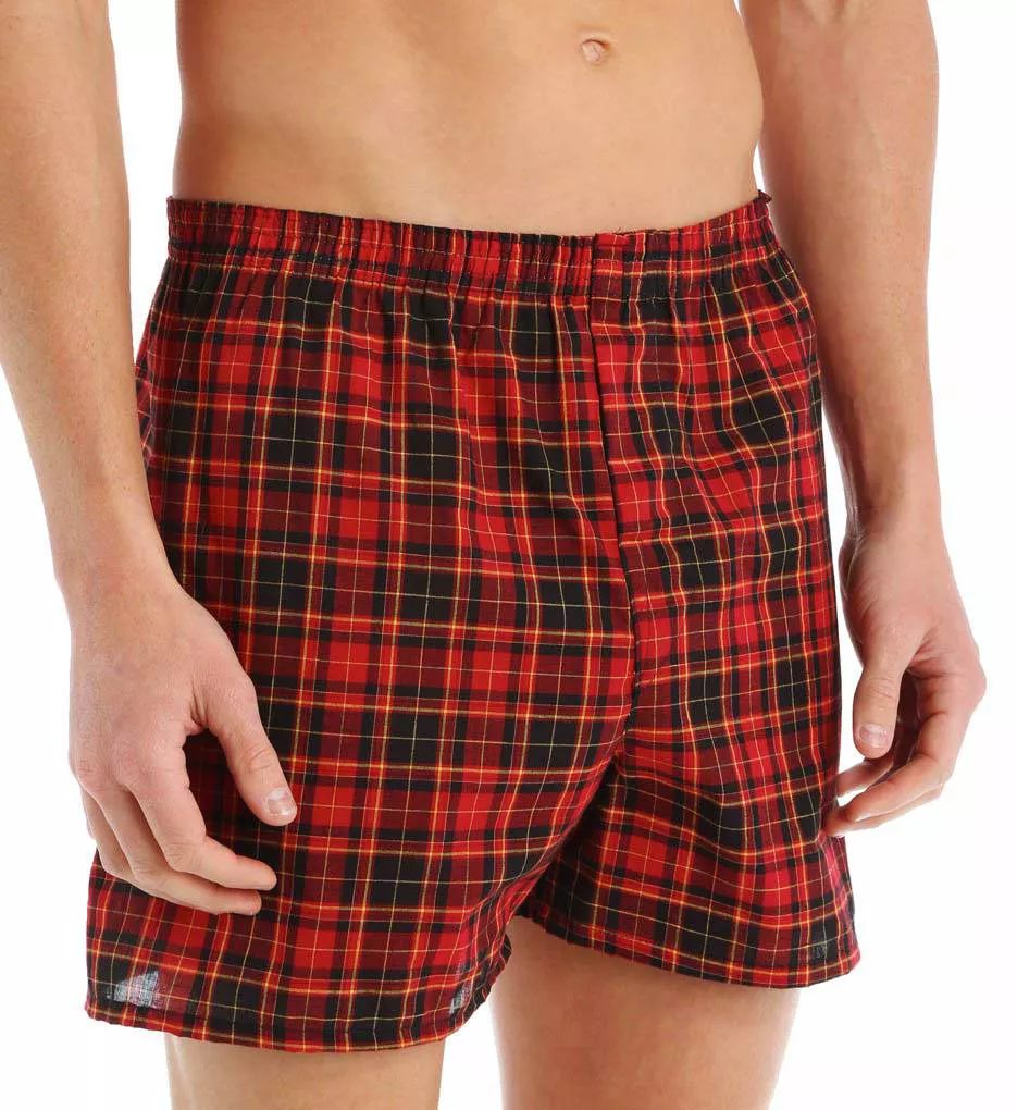Core Solid White Woven Boxers - 5 Pack