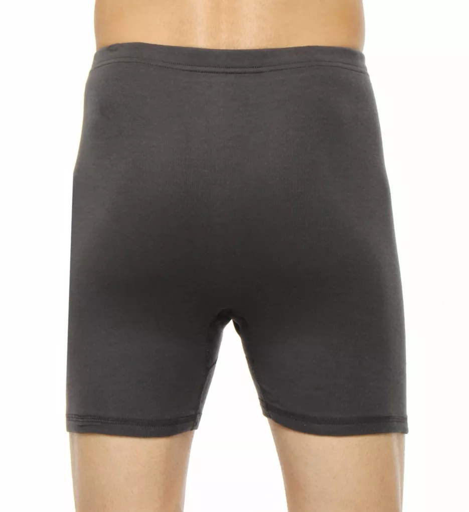 Premium Cotton Ringer Boxer Briefs - 5 Pack by Hanes