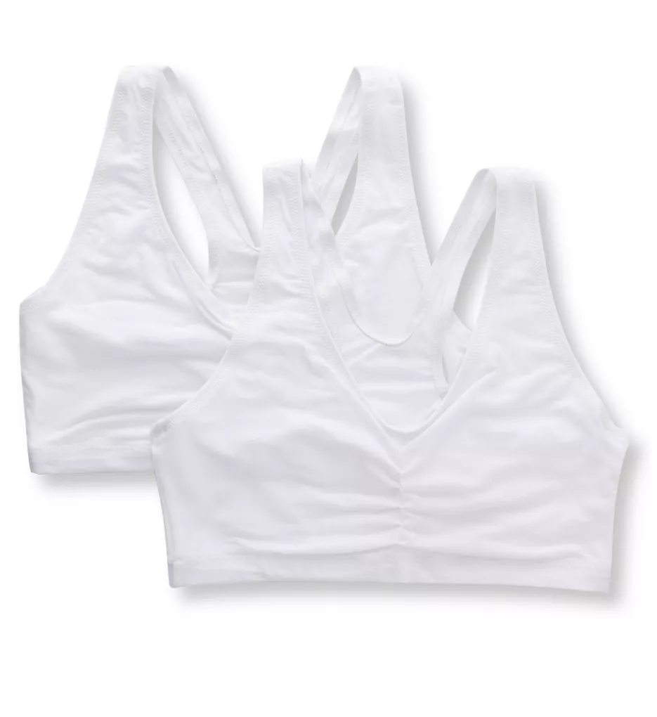 ComfortBlend with X-Temp Pullover Bra - 2 Pack White XL