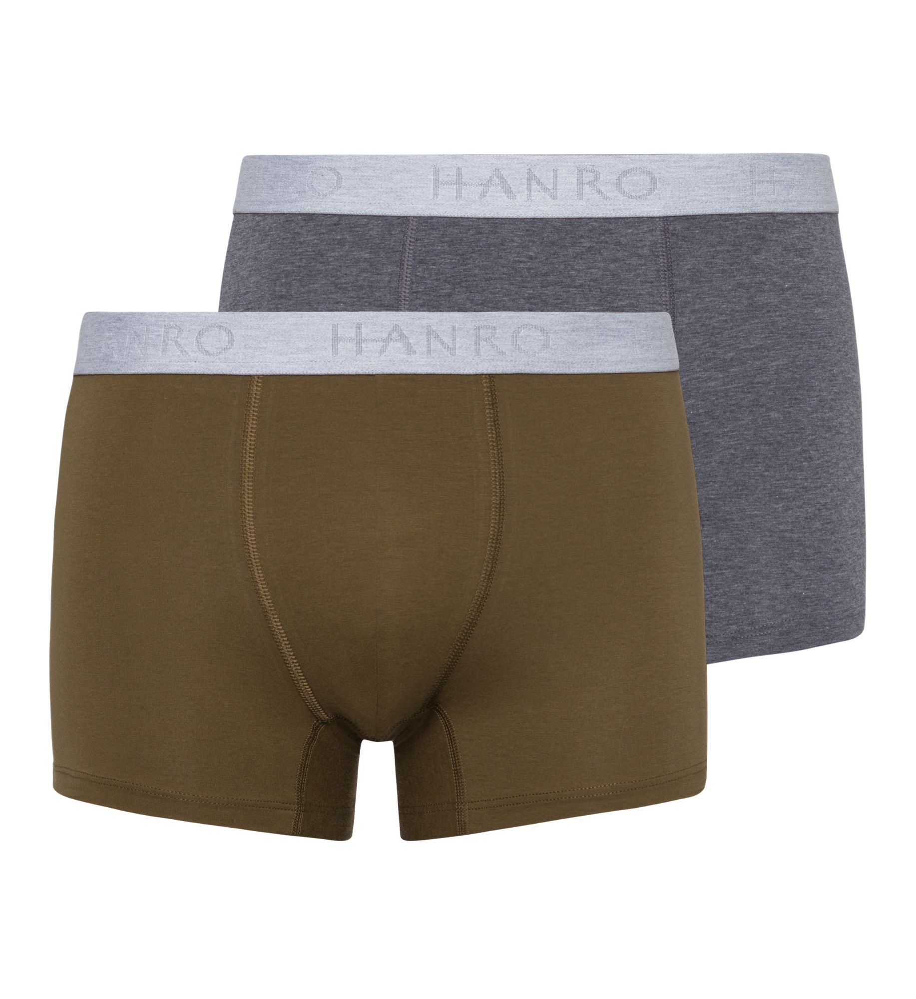 Essentials Cotton Stretch Boxer Briefs - 2 Pack artcm S by Hanro