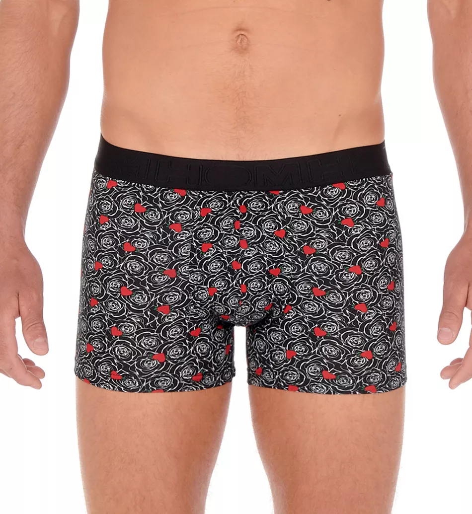 Pride Roses Love Boxer Briefs Black Print S by HOM
