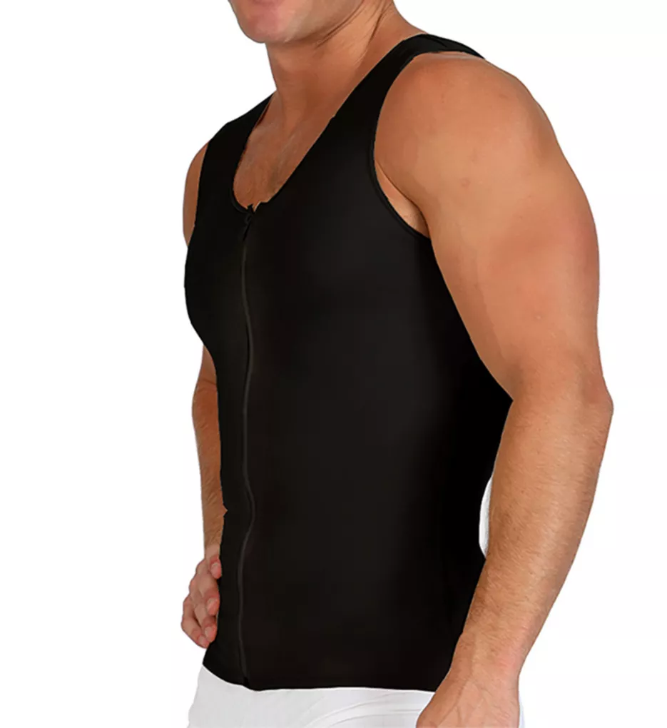 Compression High Back Tank Vest w/ Front Zipper by Insta Slim
