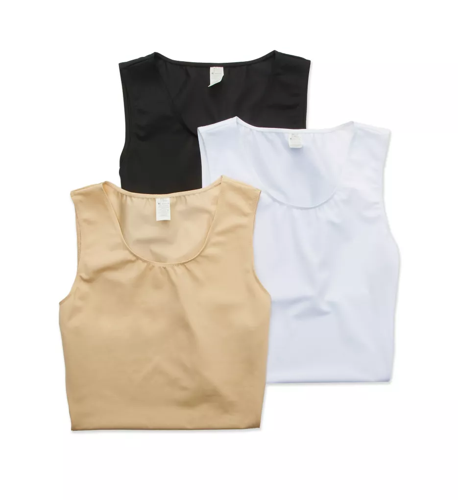 Slimming Compression Muscle Tank - 3 Pack Multi M by Insta Slim