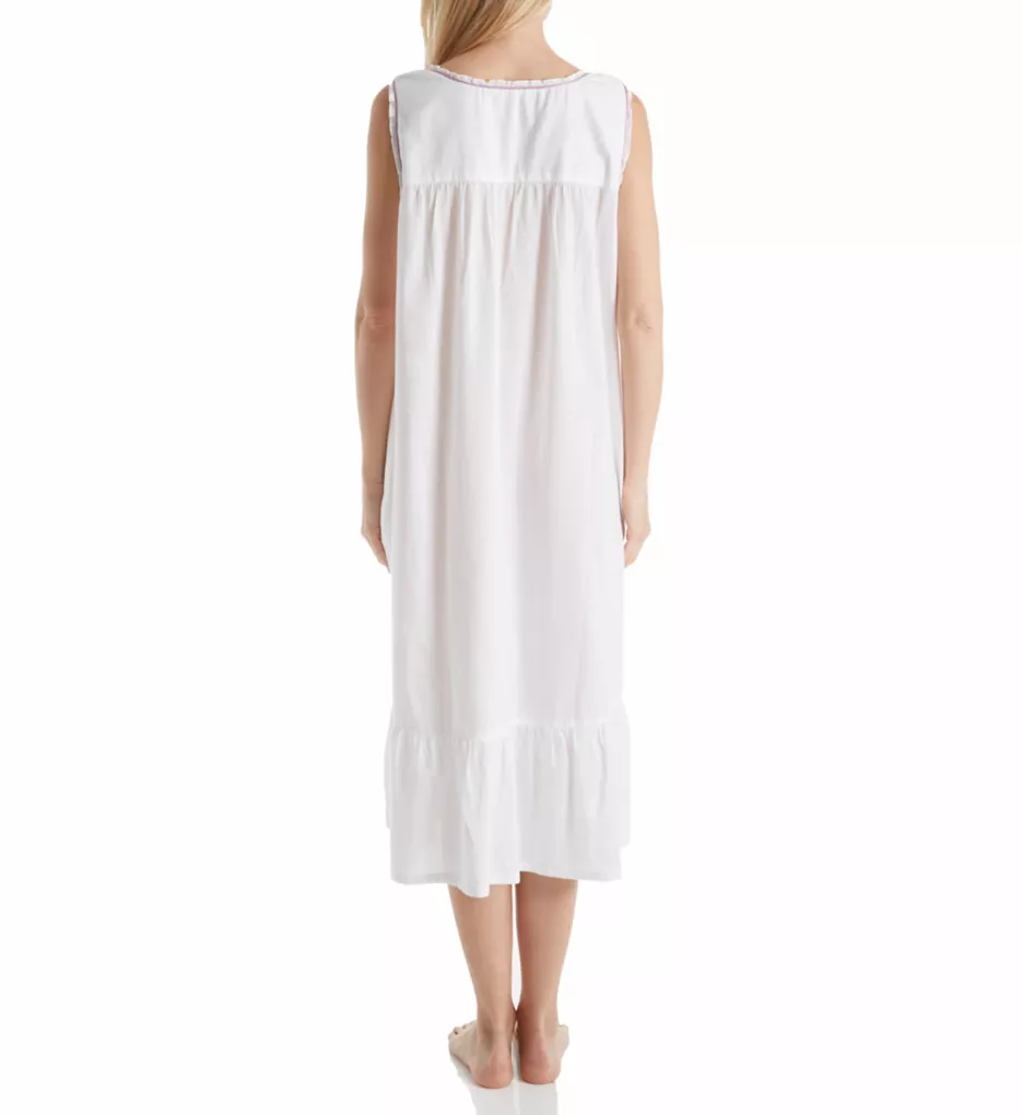 Plus 100% Cotton Woven Sleeveless Nightgown