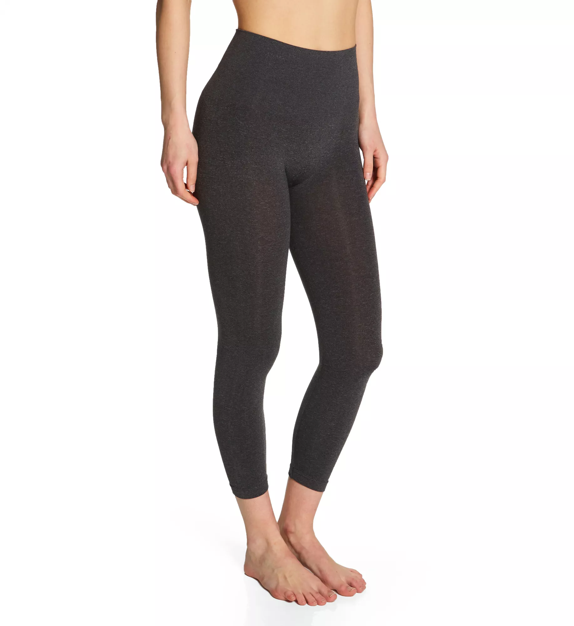 SlimMe Seamless High Waisted Shaping Legging Heather Charcoal S