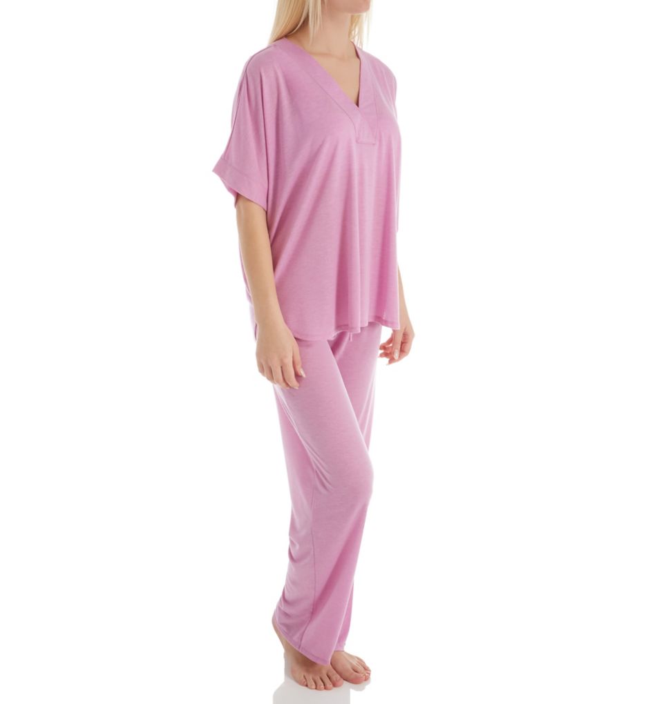 Congo Kimono Sleeve Pajama Set Pansy Pink S