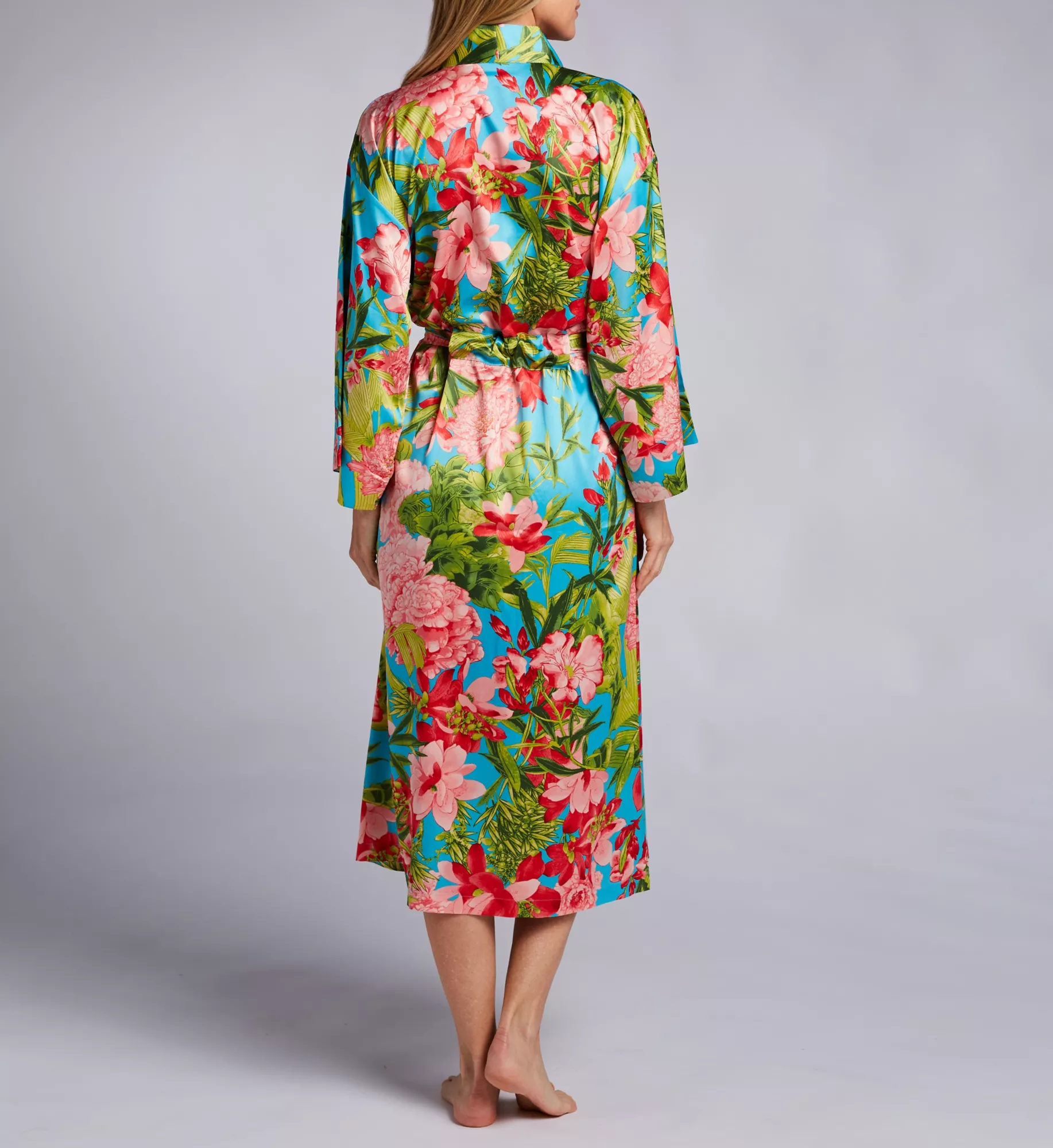 Enchanted Peony Satin Gown