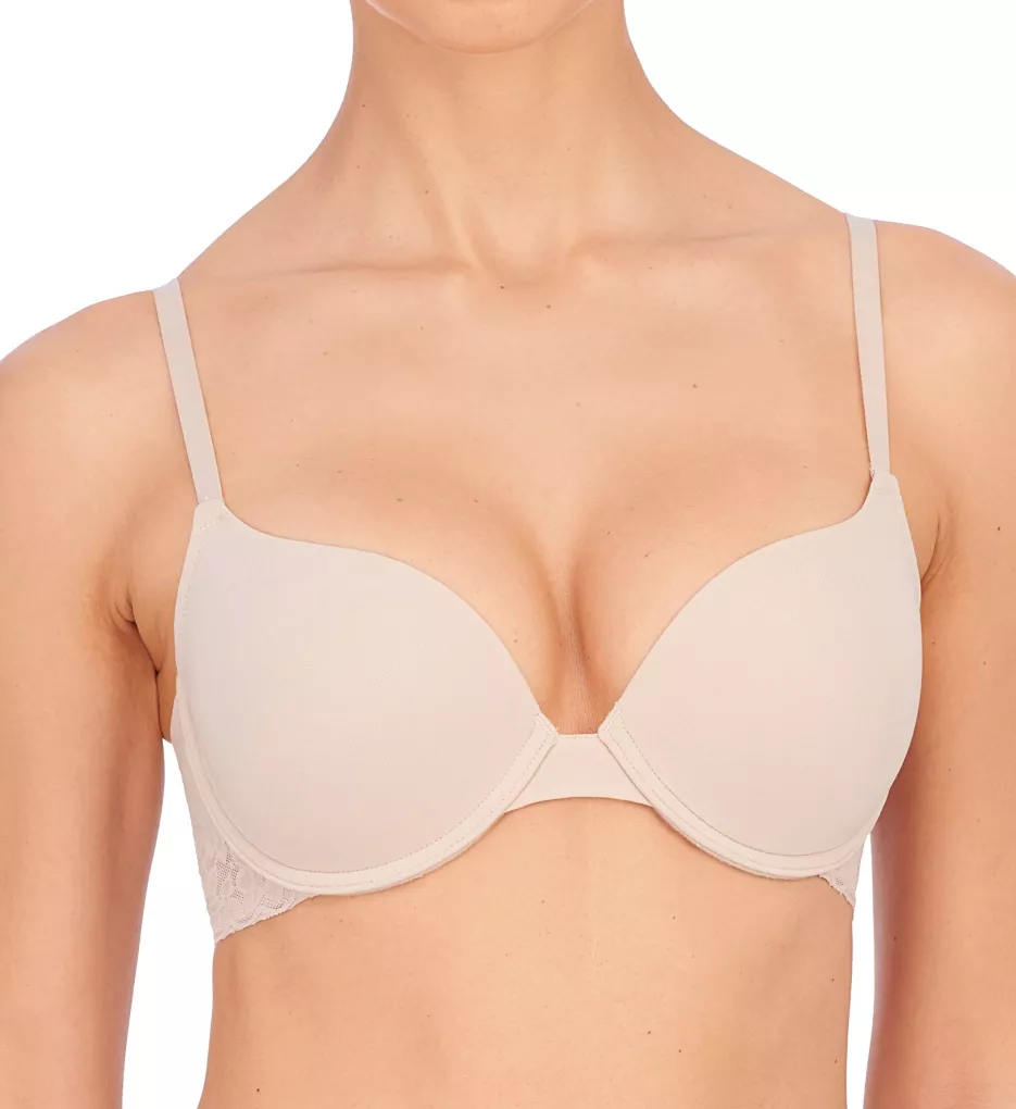 Sheer Glamour Push-Up Underwire Bra Light Mocha 32B