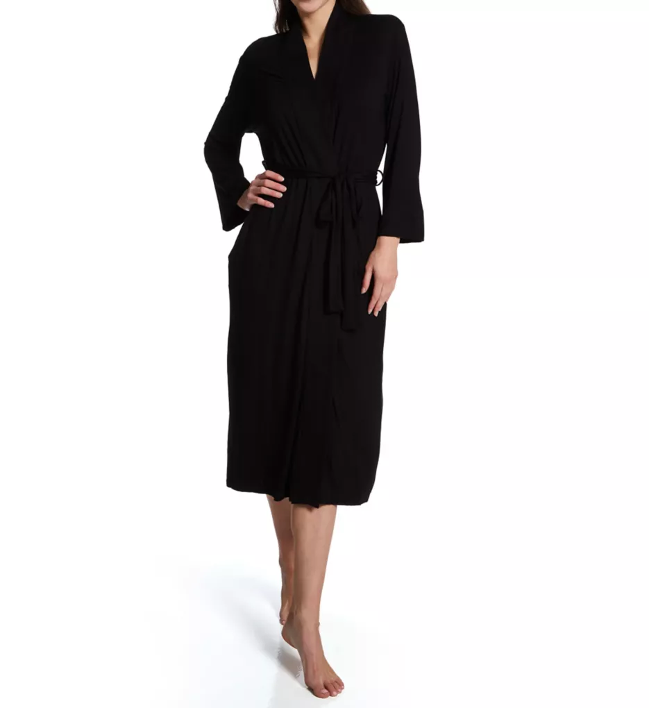 Feathers Essentials Robe Black S