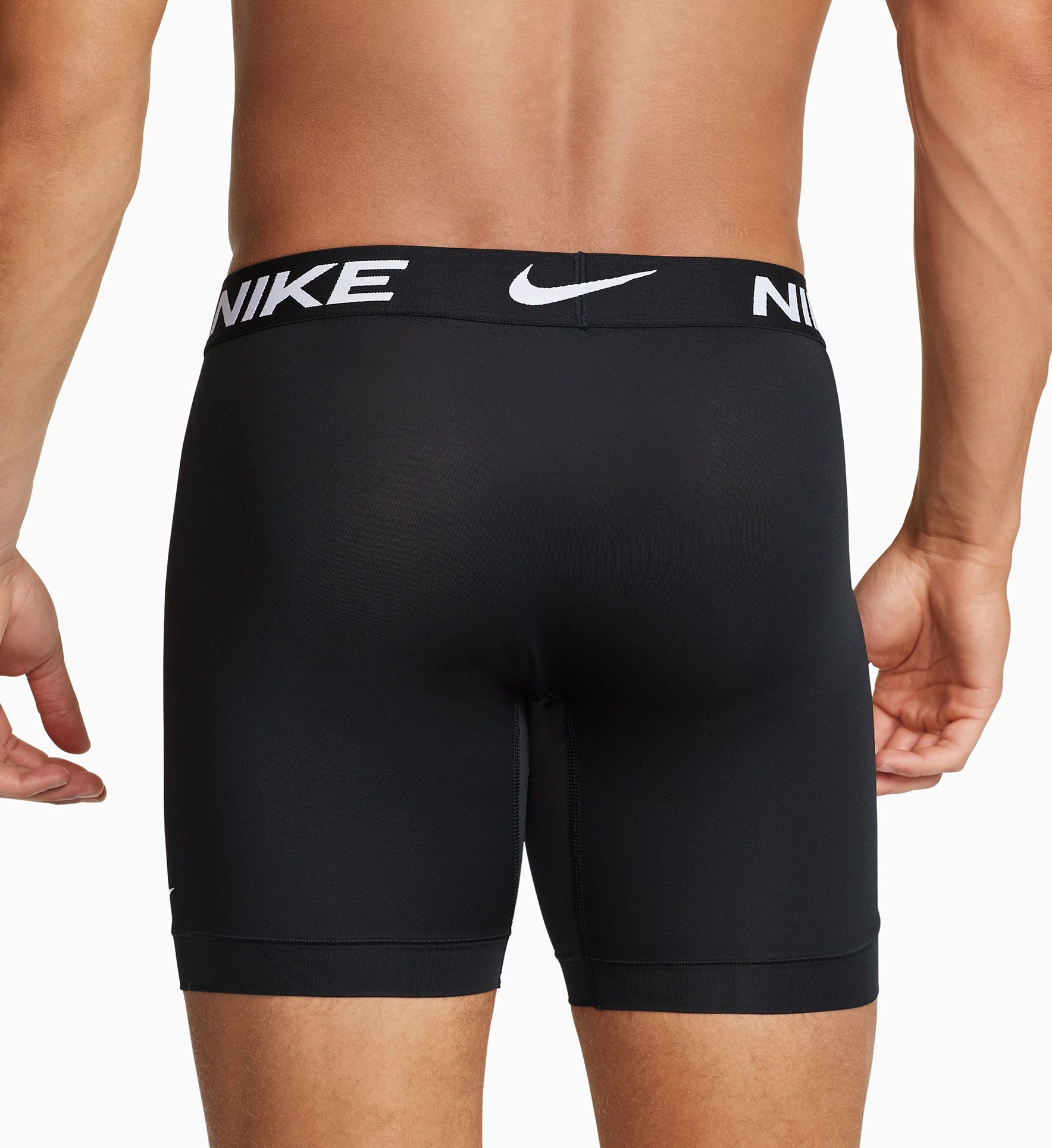 Essential Micro Long Boxer Brief - 3 Pack Black L