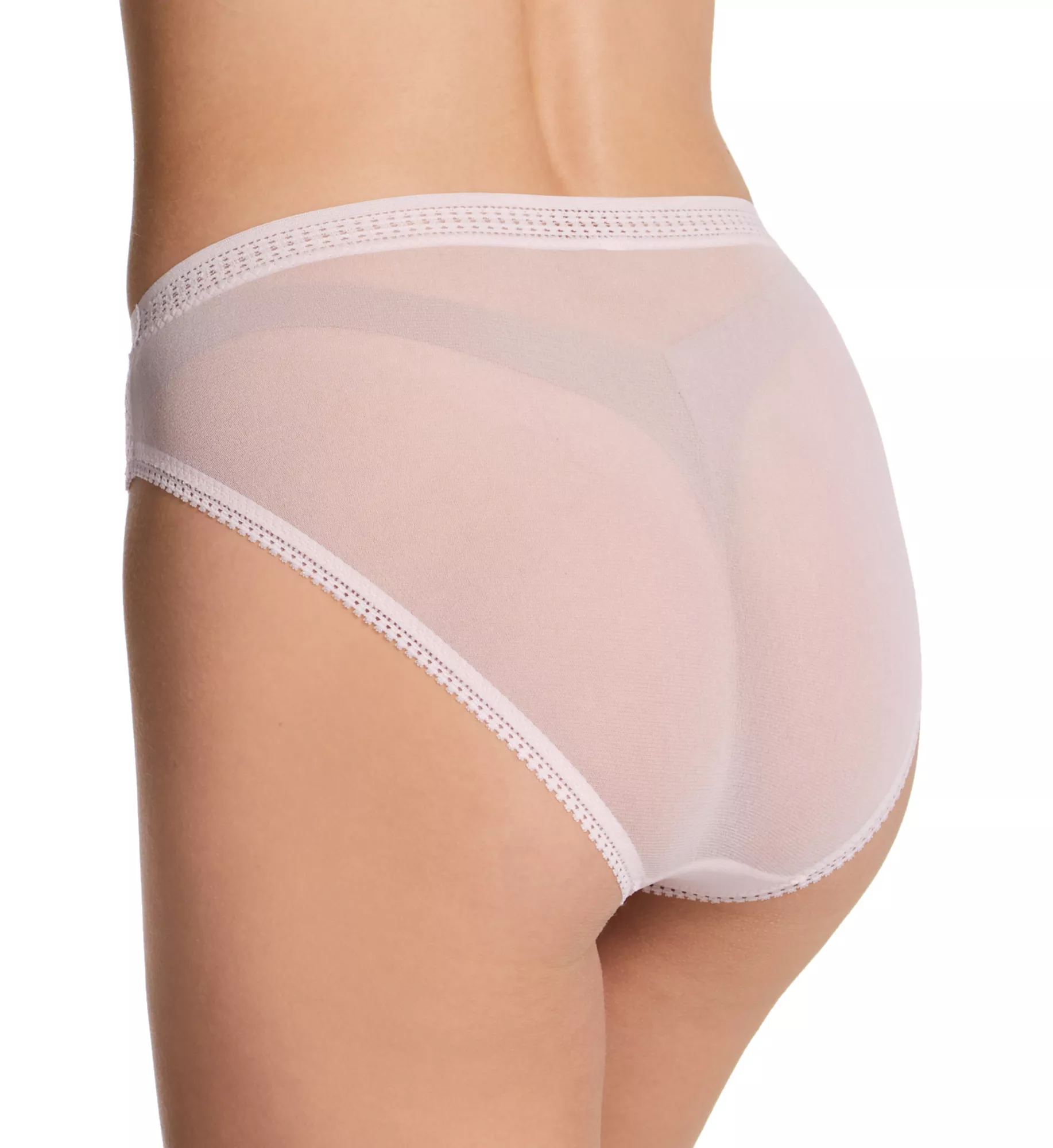 Mesh Hi Cut Brief Panties 3 Pack