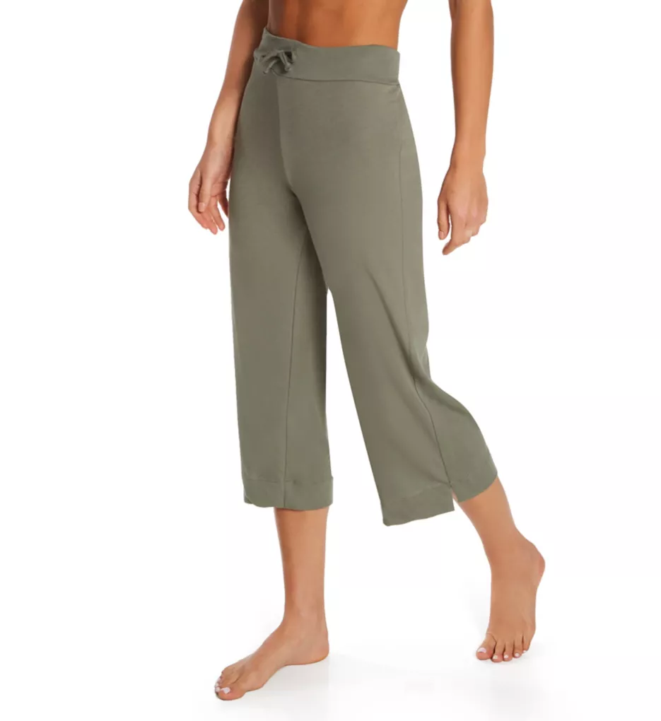 Organic Cotton Cropped Drawstring Pants