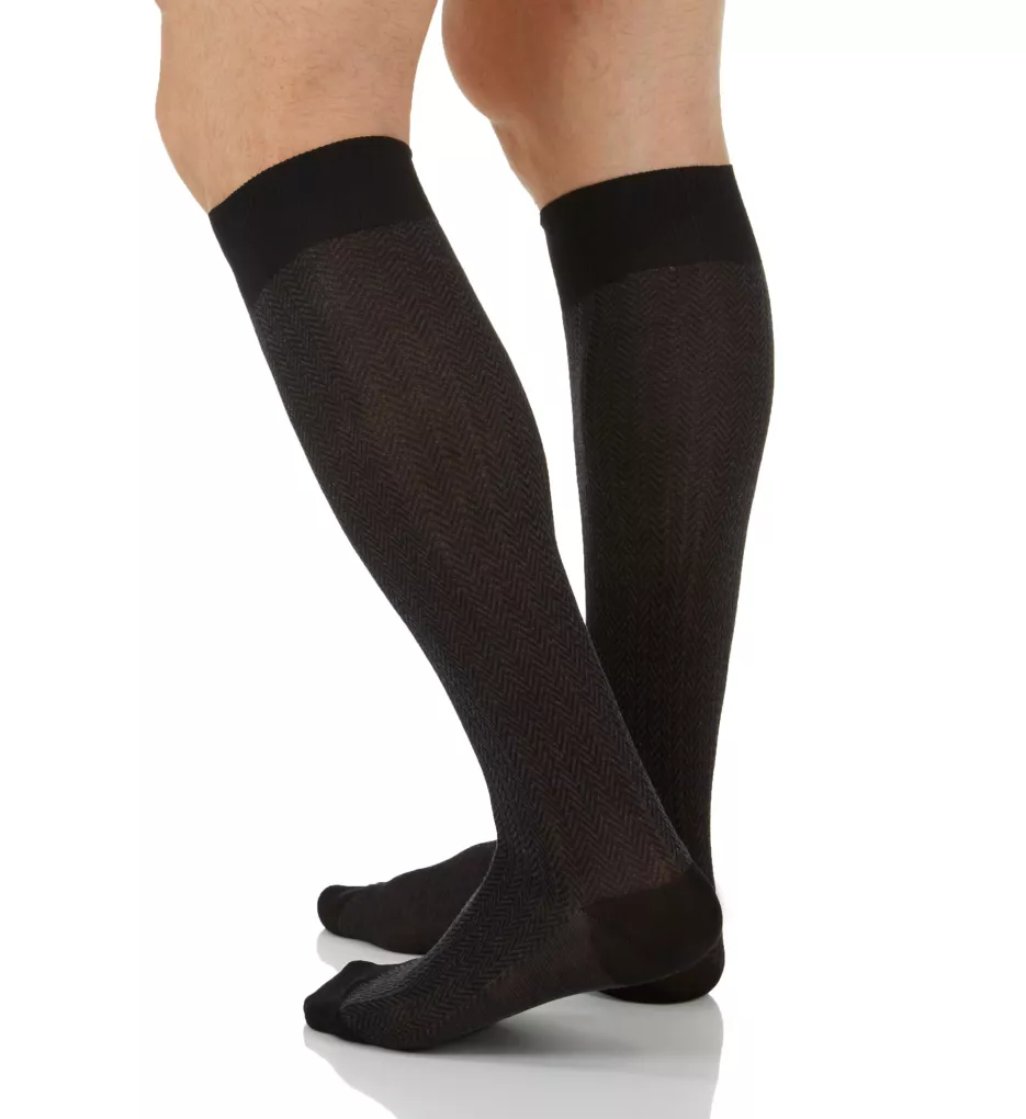 Fabian Herringbone Fancy Sock by Pantherella