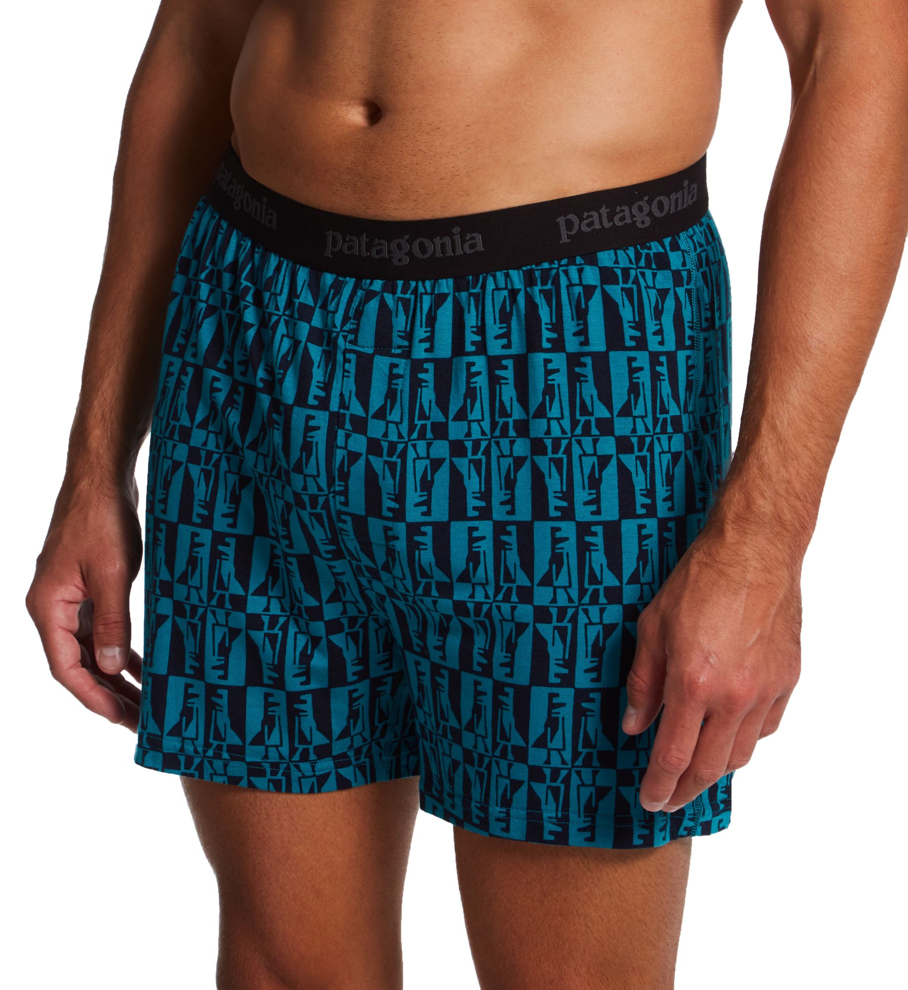Essential 6 Inch Boxer Penguin Squawk/Blue XL by Patagonia