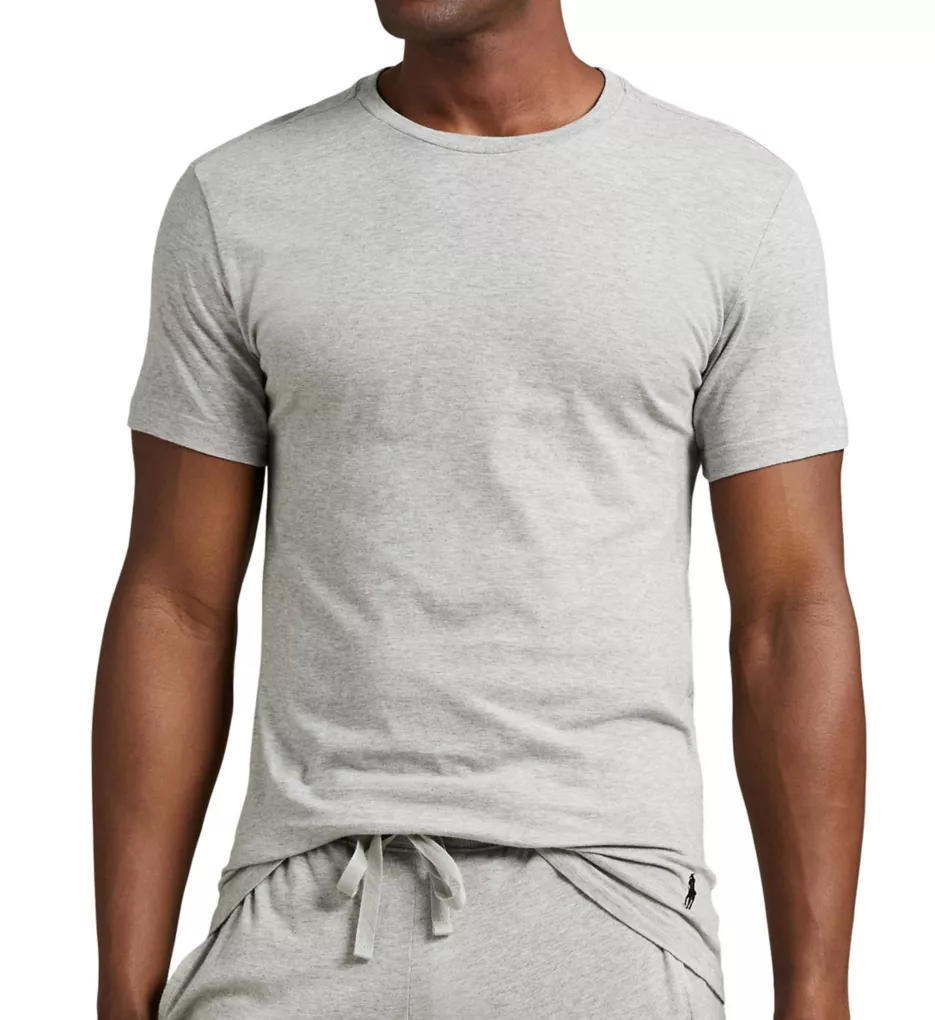 Slim Fit Cotton Stretch Crew Neck T-Shirt - 3 Pack