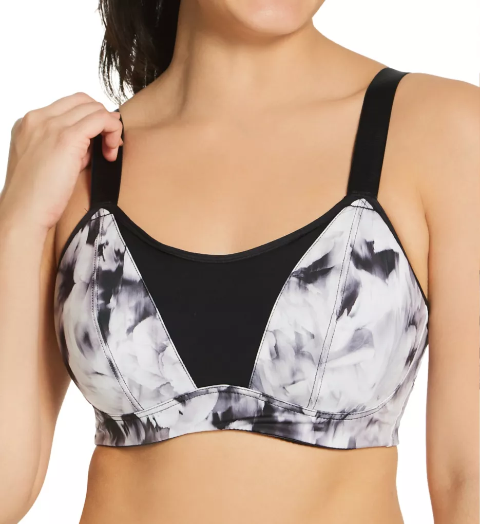 Energy Empower Convertible Underwire Sports Bra Mono Floral 32F