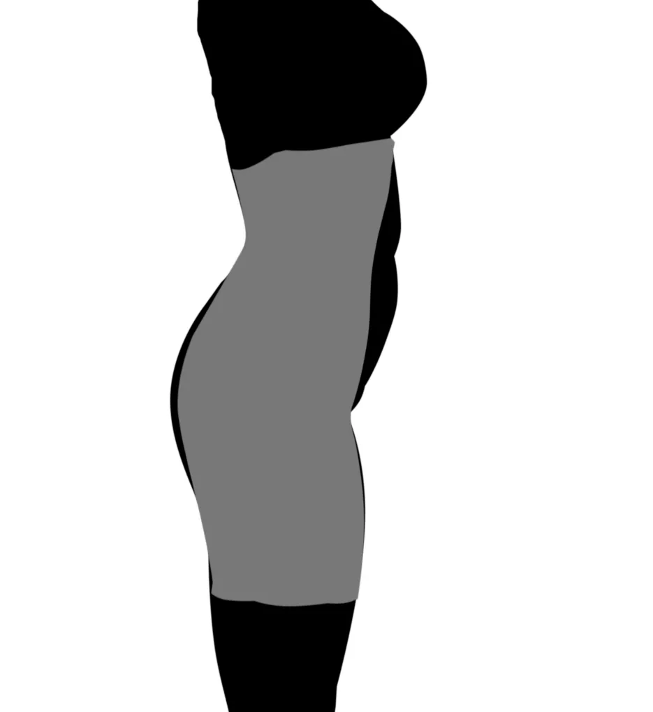 Extra Firm High Waist Long Leg Shaper with Zipper