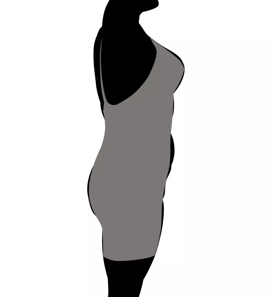 Plus Long Leg Body Briefer with Contour Bands