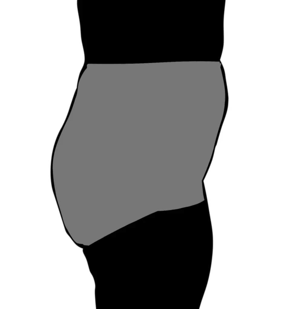 Plus Light Shaping V Leg Brief Panty with Lace