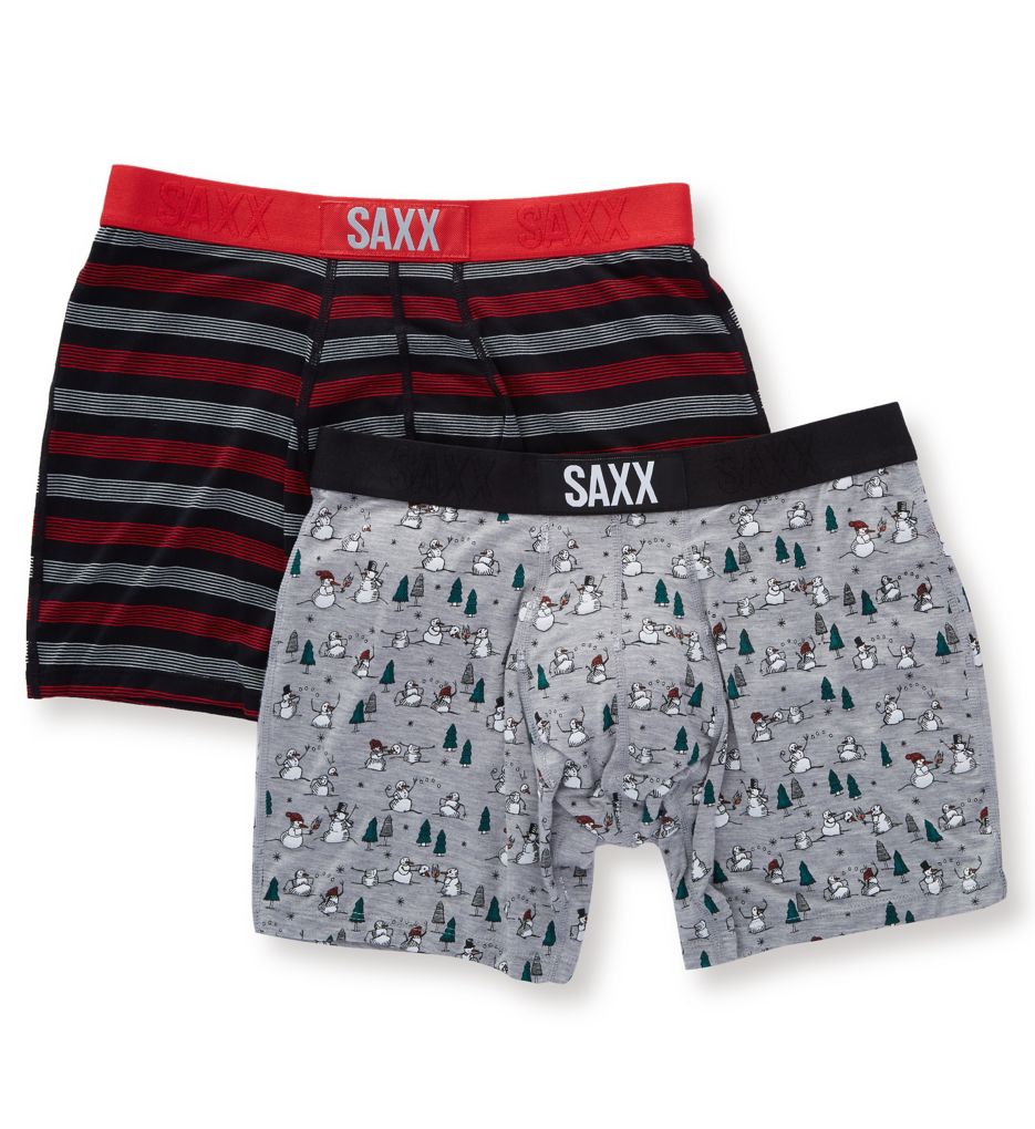Vibe Modern Fit Boxer - 2 Pack SnowF XL by Saxx Underwear