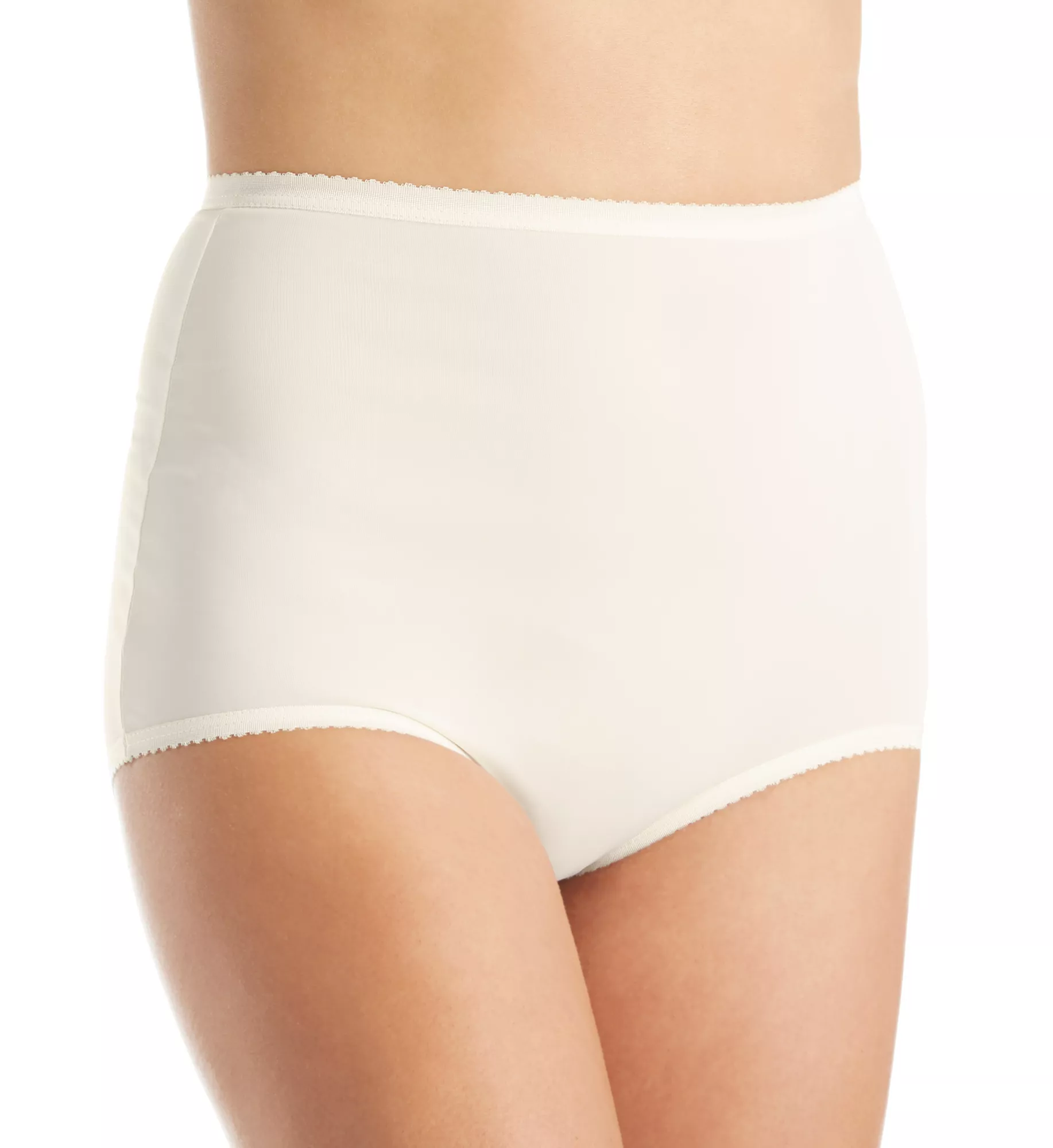 Nylon Classics Full Brief Panty Ivory 5