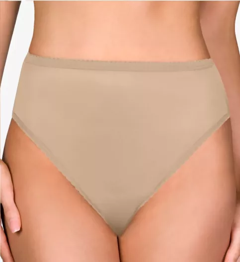 Nylon Classics Hi Leg Brief Panty Nude 6