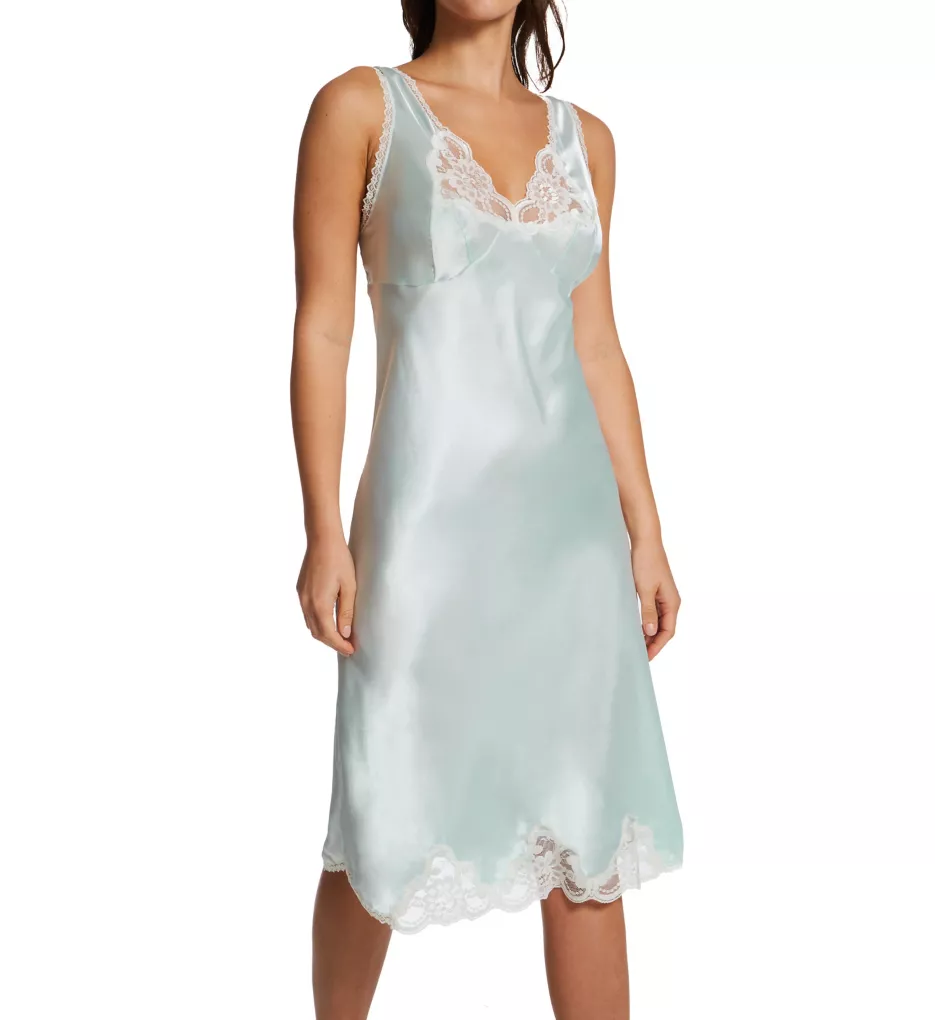 Rochelle Satin Full Slip Mint S