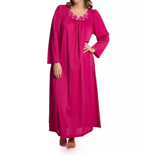Plus Petals 53 Inch Long Sleeve Gown