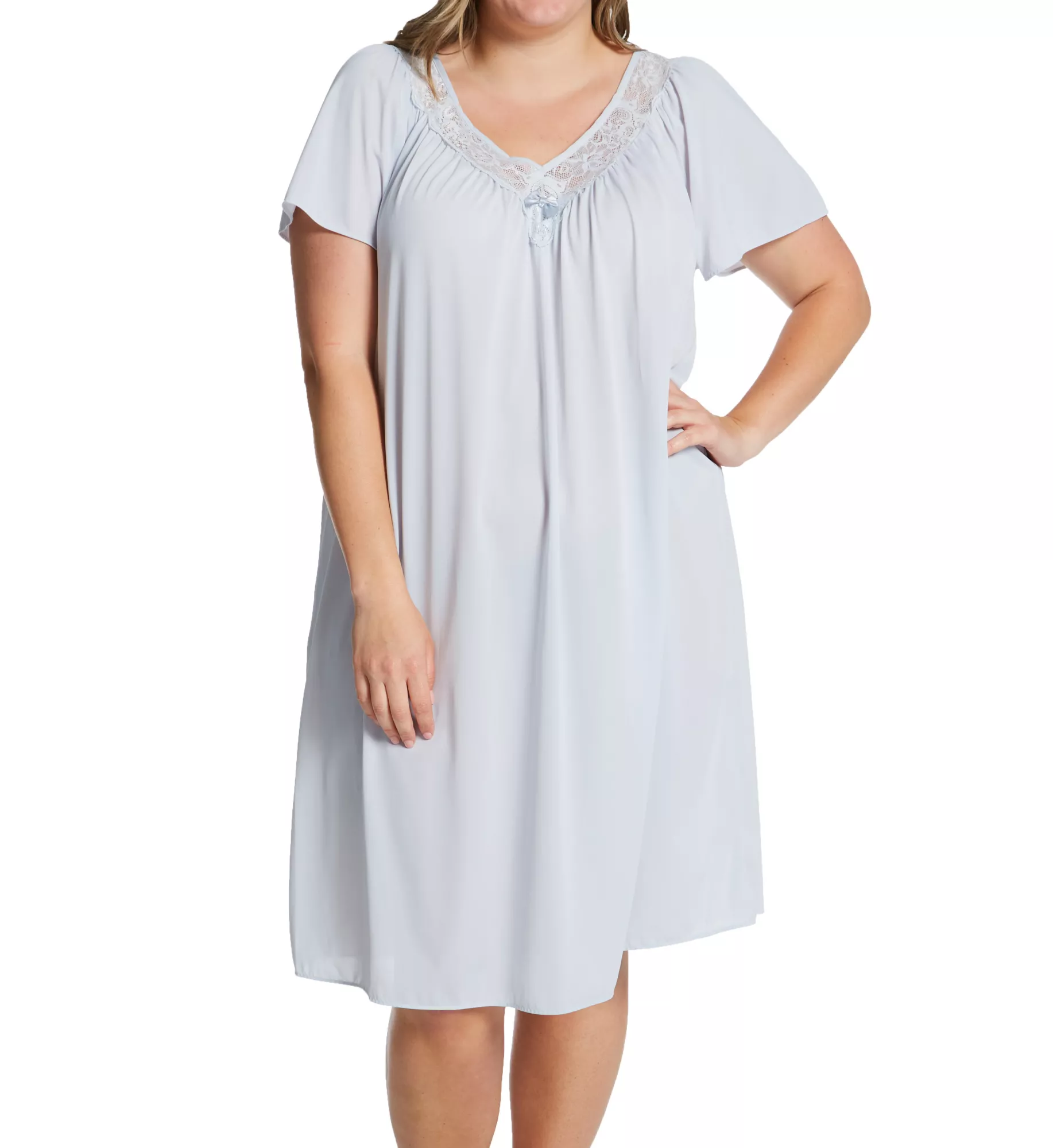 Plus Twilight Waltz Gown Silver 2X
