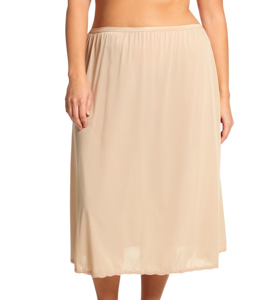 Plus Size 30 Inch Flare Half Slip Nude 2X