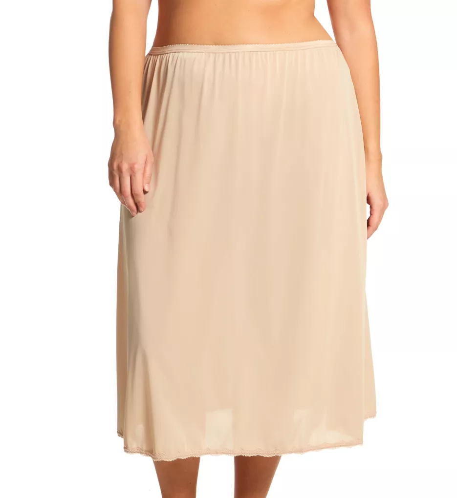 Plus Size 30 Inch Flare Half Slip Nude 2X