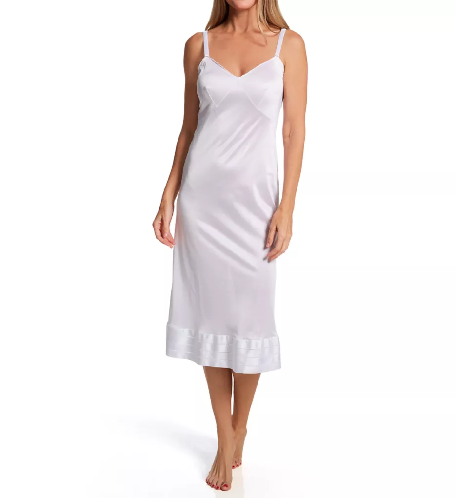 Adjustable Length Full Slip White 40