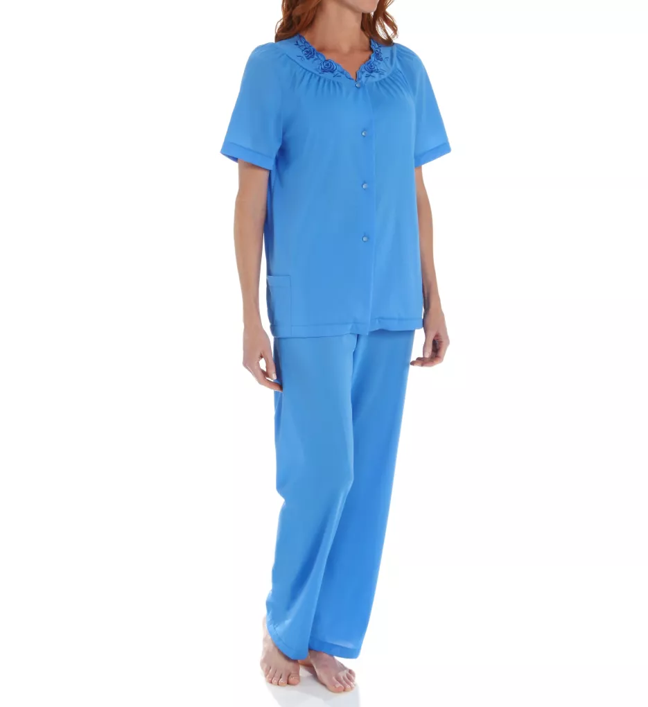 Petals Pajama Set Sapphire M