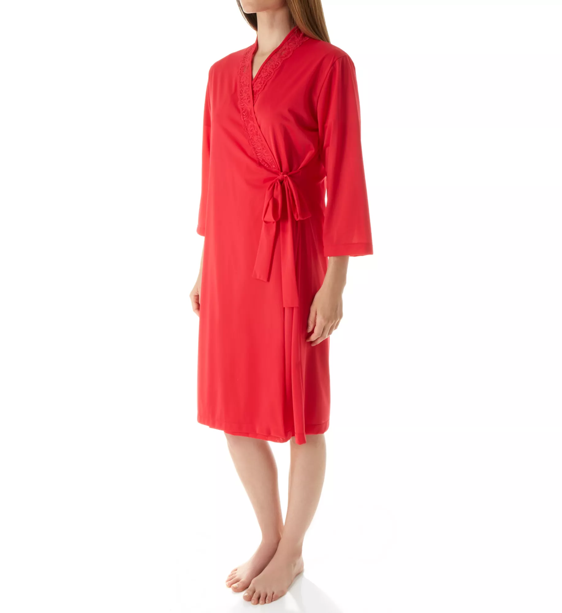 Twilight Wrap Robe Red M